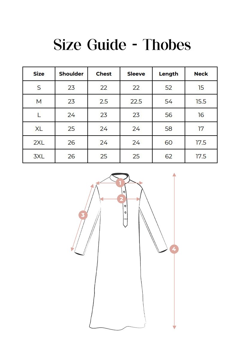 Black omani thobe design