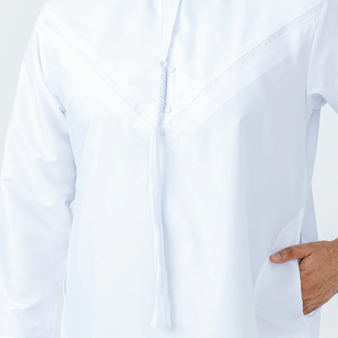 white mens thobe Emarati