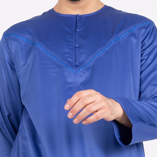 Men's light blue thobe