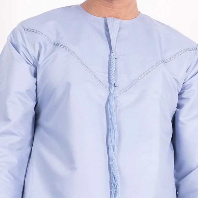 Sky blue thobe for men