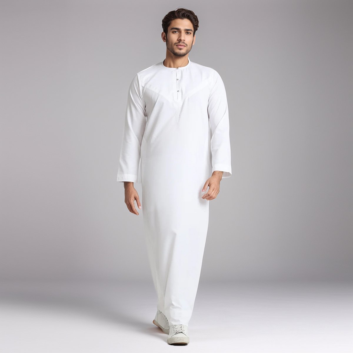 Simple white omani mens thobes london
